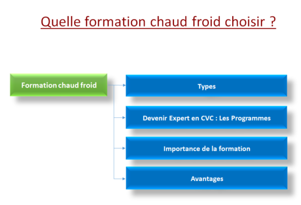 Formation chaud froid, l'embarras du choix